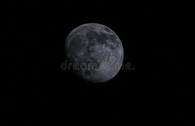 Half a month stock image. Image of moonlight, moon, space - 250802327