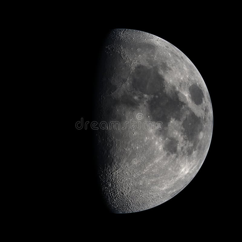 Half moon stock image. Image of nebula, messier, space - 20195957