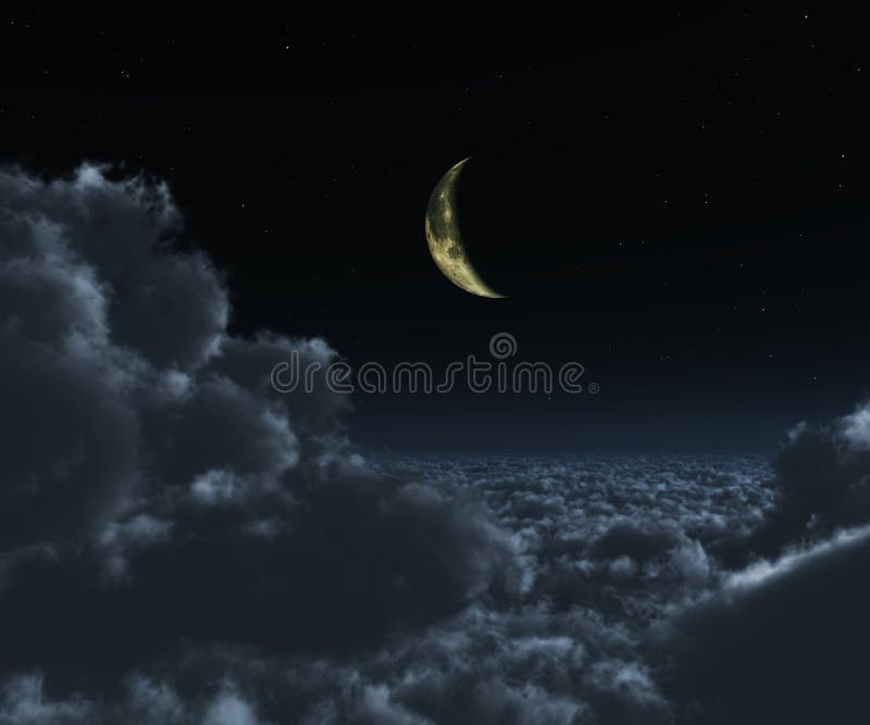 Half Moon stock illustration. Illustration of world, moon - 21828156