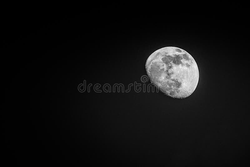 Half Moon Background.the Moon is an Astronomical Body that Orbits ...