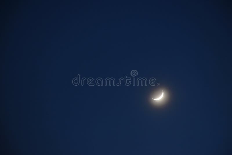 Half moon on sky in night stock image. Image of astronomy - 262512123