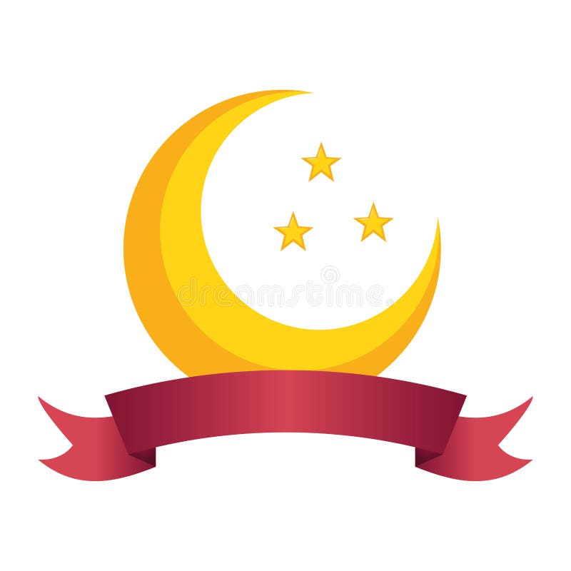 Half moon and stars stock vector. Illustration of alchemy - 144747541