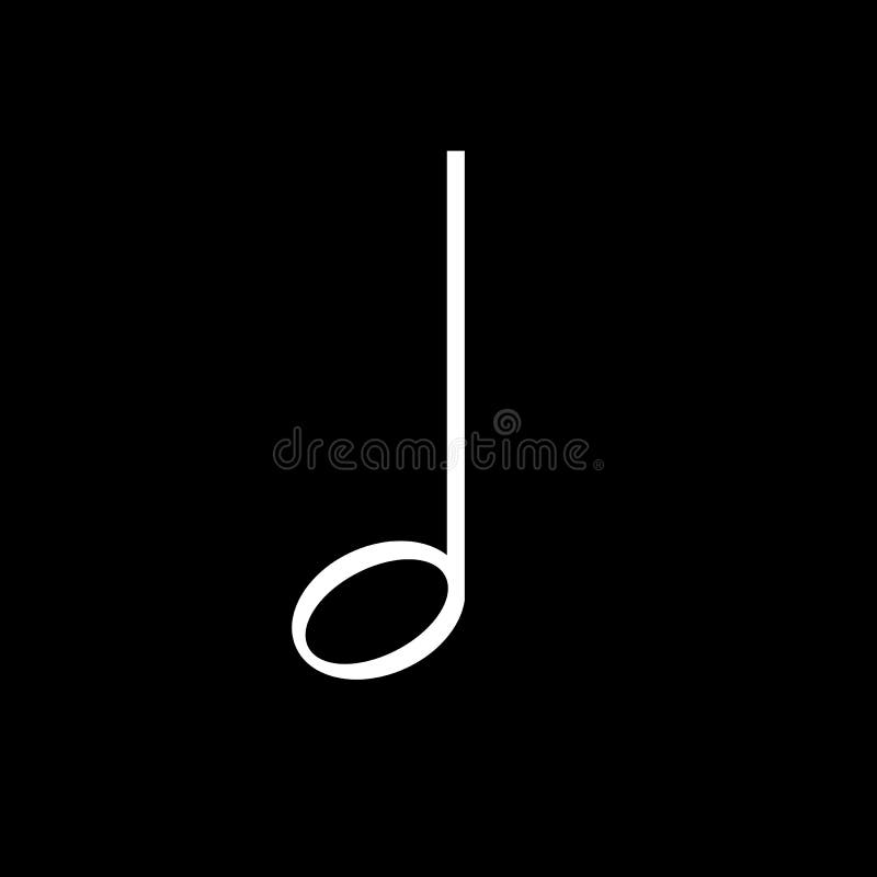 Half Music Note Icon. Elements in Multi Colored Icons for Mobile ...