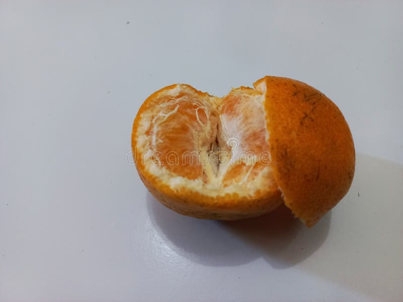 Half Open Fresh Orange Fruit Stock Photo - Image of open, fresh: 277960656