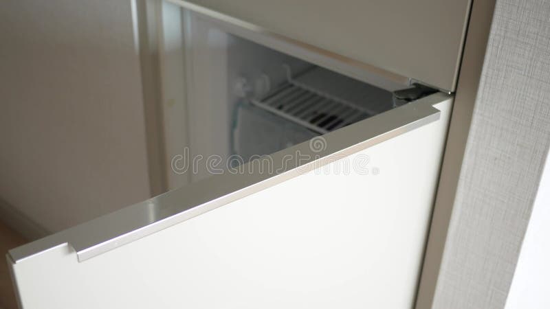 Half Open Fridge with Food and Vegetables , Stock Footage - Video of ...