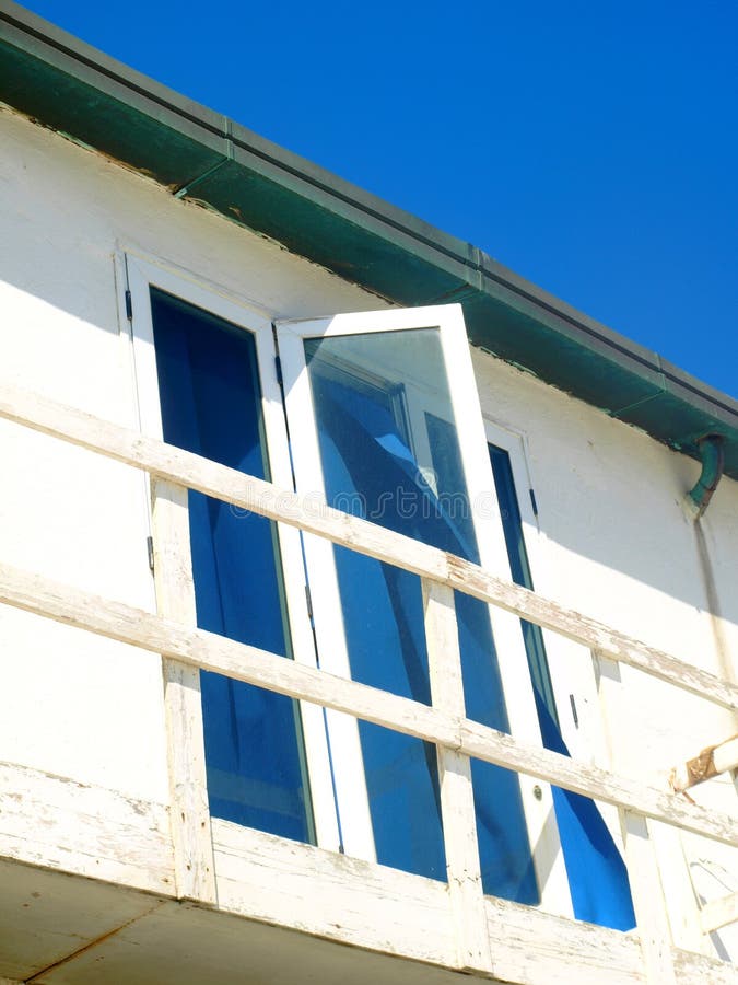 Half-open window stock image. Image of window, summer - 6126021