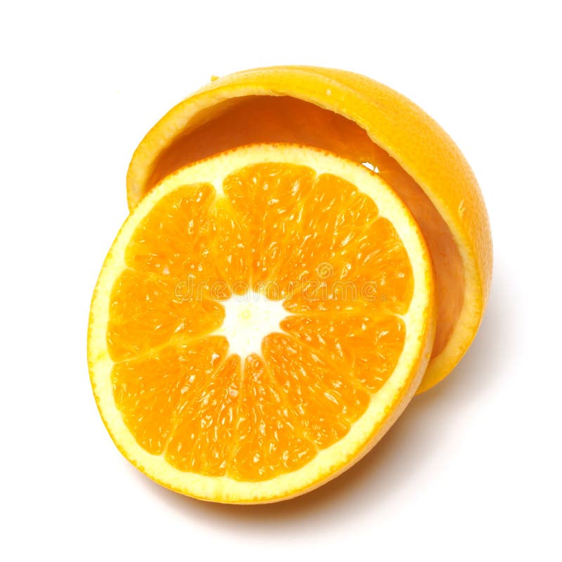 Half orange stock image. Image of acidic, natural, nature - 33738783