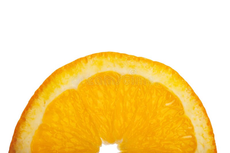 Half of an orange slice stock image. Image of health - 18013961
