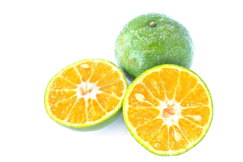 Half Orange on White Background Stock Photo - Image of close, beautiful ...