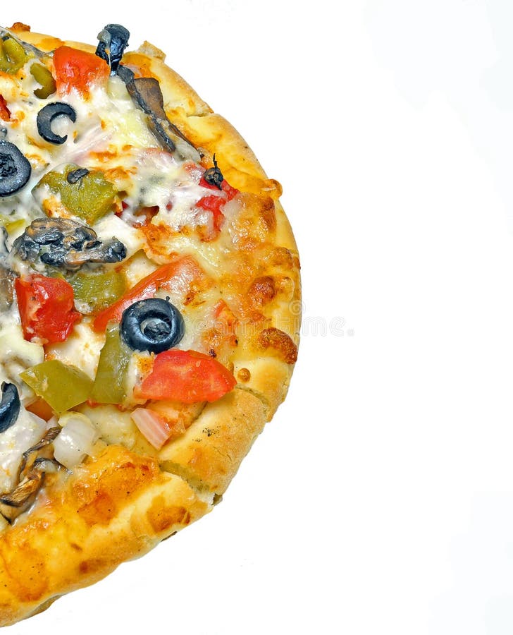Half Part Pizza Vegetable Toppings Stock Photos - Free & Royalty-Free ...