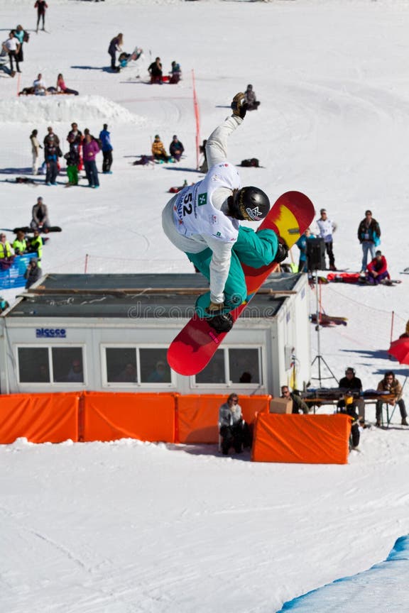 Half Pipe snowboard editorial stock photo. Image of competitive - 19278648