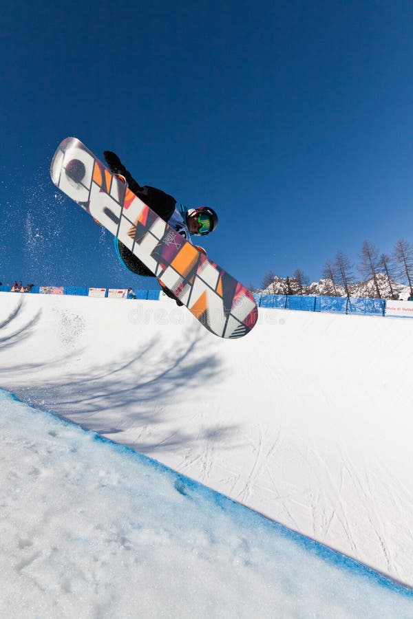 Half Pipe snowboard editorial stock image. Image of alpine - 19278704