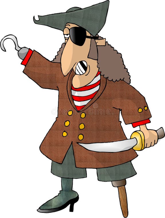 Pirate Peg Leg Stock Illustrations – 161 Pirate Peg Leg Stock ...