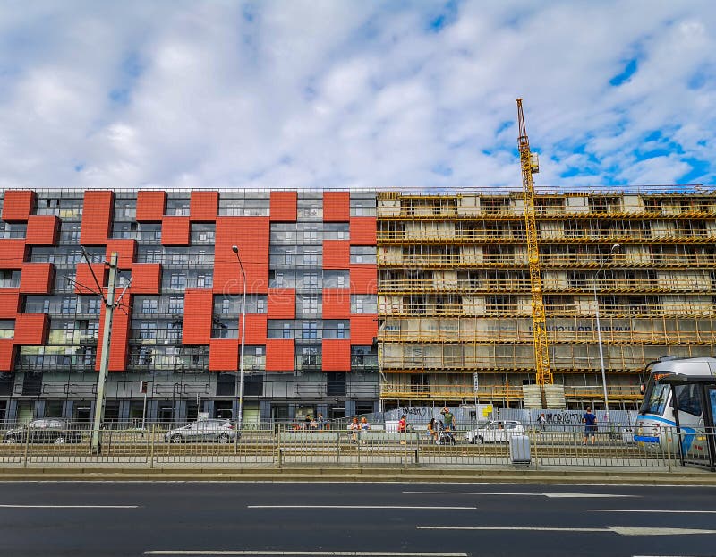 Half of Pixel House Building Finished and Half in Construction ...