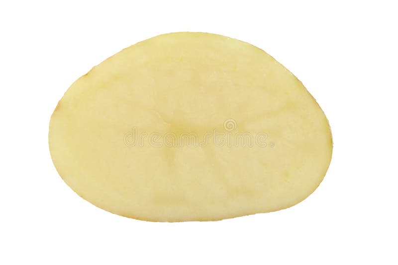 Half of Potato Isolated on the White Background Stock Image - Image of ...