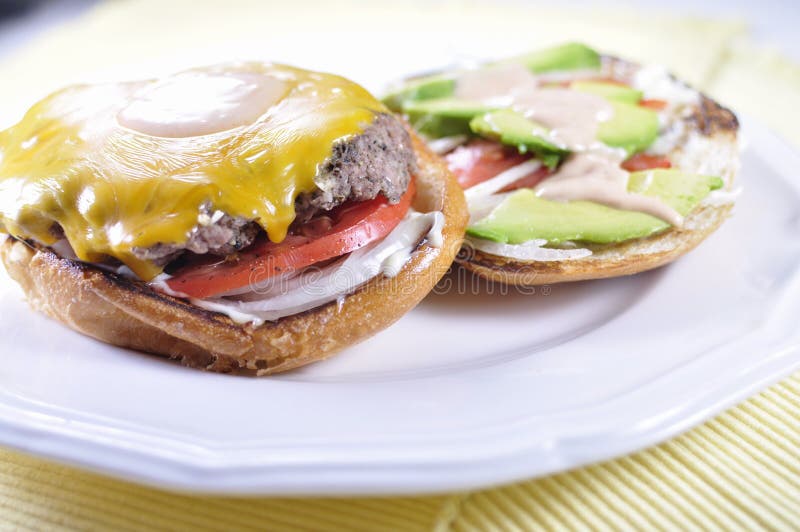 Half Pounder stock image. Image of meat, cheese, burger - 16367687