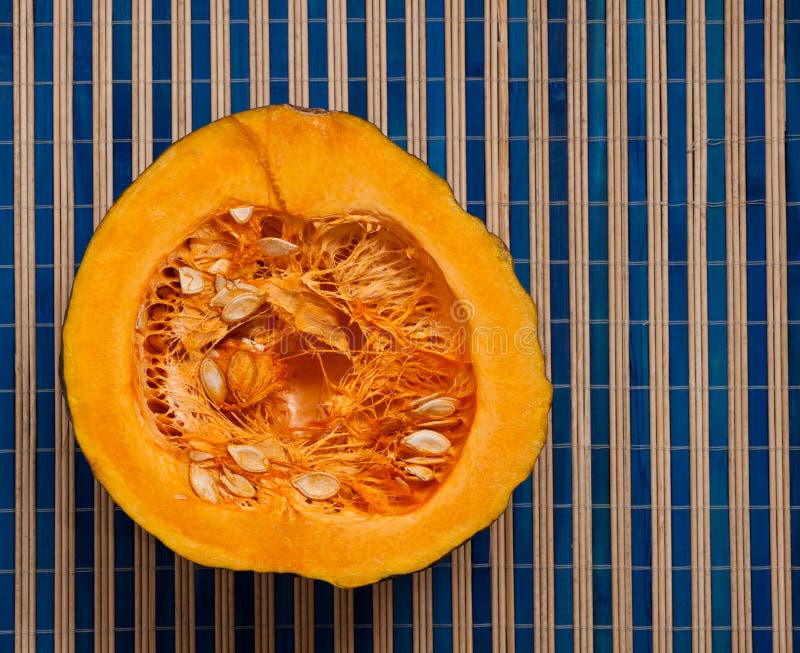 Half pumpkin. stock image. Image of gold, harvest, pumkin - 54048521