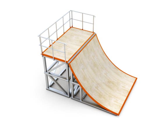 Half ramp stock illustration. Illustration of sporty - 54269274