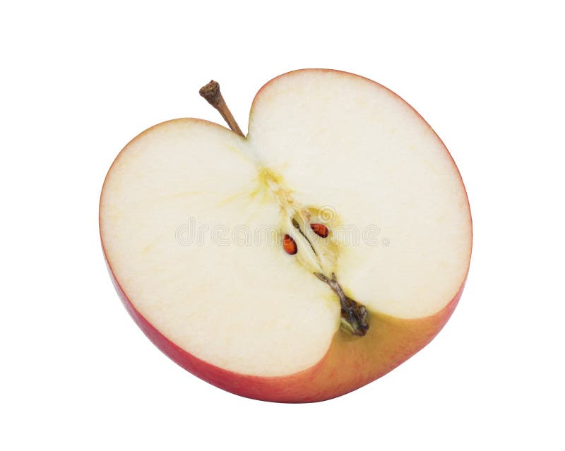 Sonya Apple Isolated on White Stock Photo - Image of natural, fruit ...