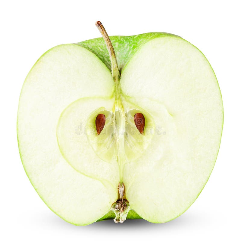 Half Ripe Ethiopian Melon Isolated on White. Work with the Form Stock ...