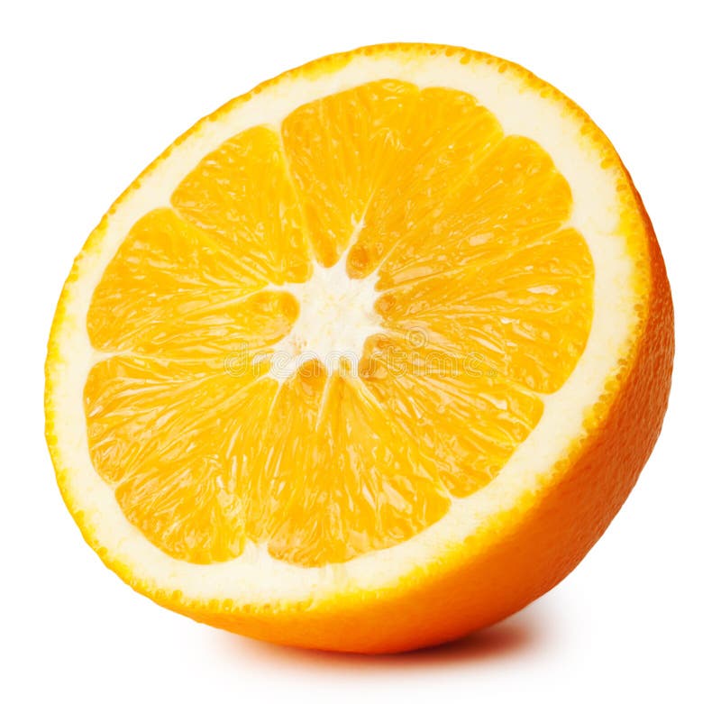 Half of ripe juicy orange stock image. Image of healthy - 36571339