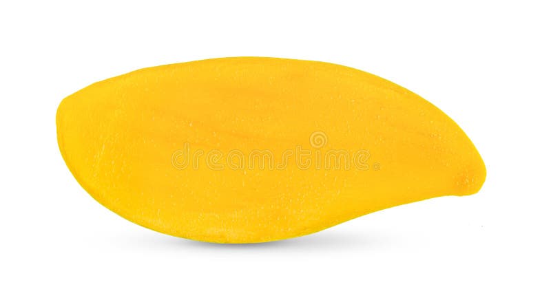 Half Ripe Mango Isolated on White Stock Photo - Image of healthy ...