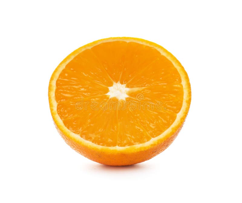 Half of ripe orange stock photo. Image of dieting, natural - 140842662