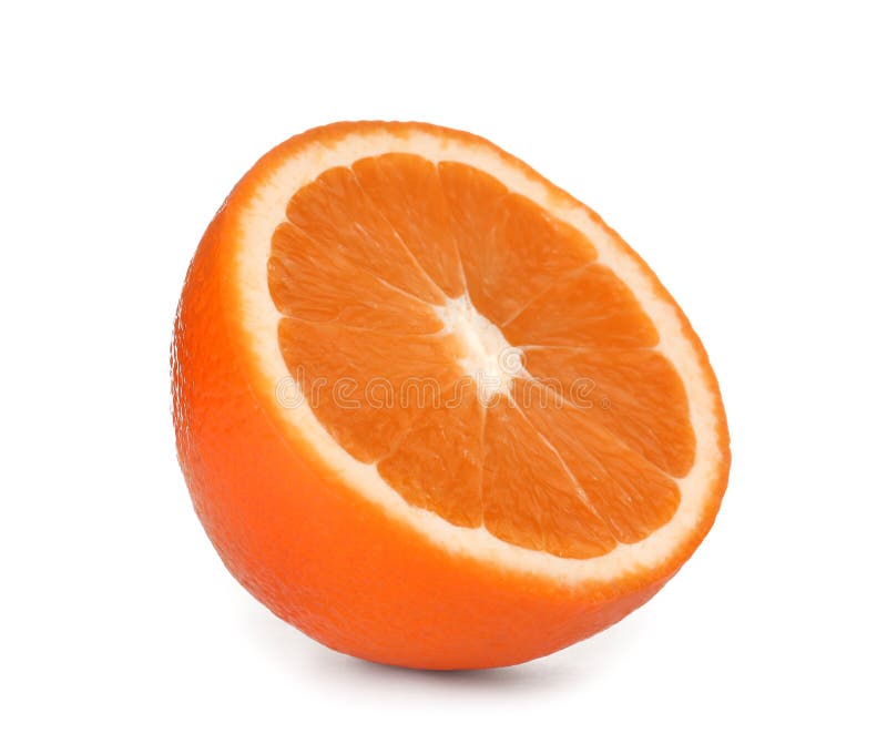 Half of ripe orange stock image. Image of edible, orange - 140842667