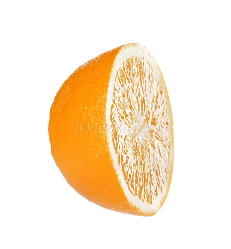 Half of ripe orange stock image. Image of healthy, gastronomy - 141043307