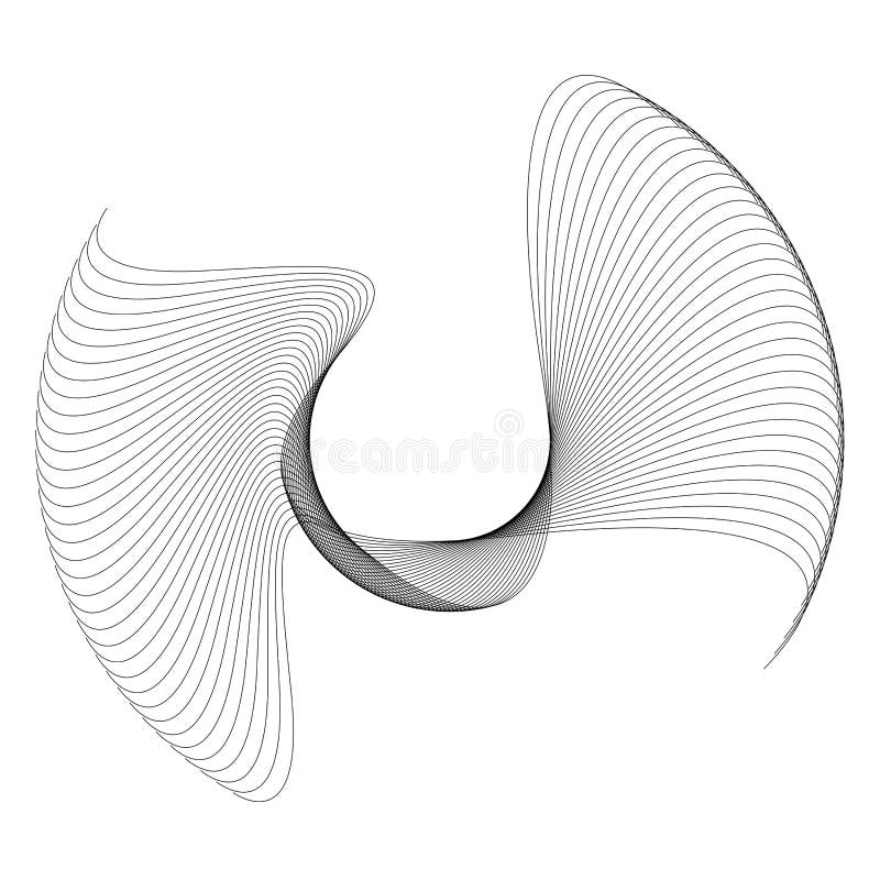 Half round Stripes lines stock illustration. Illustration of borders ...