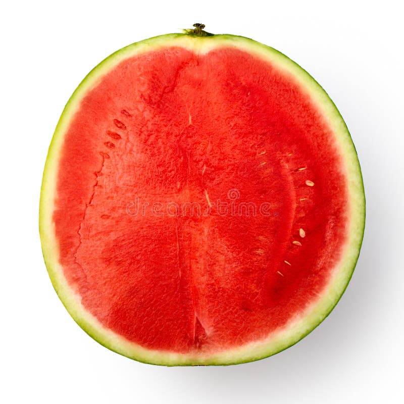 Seedless Watermelon Cut In Half Stock Photo - Image of seedless ...