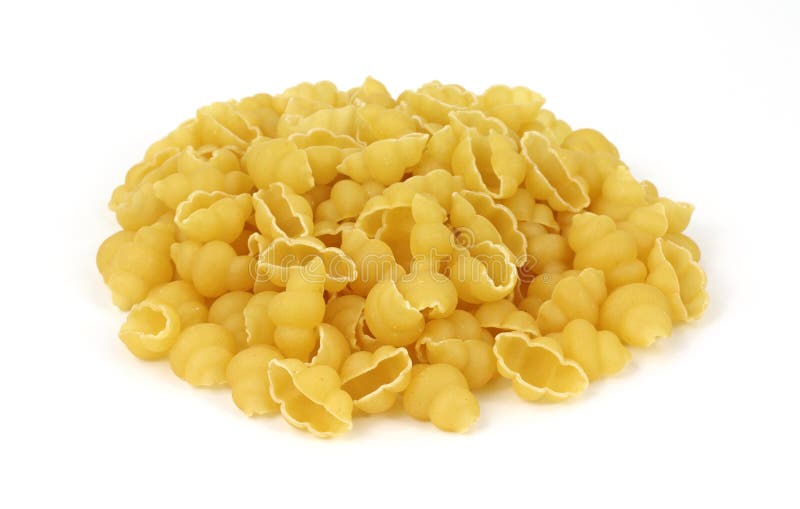 Half Shell Shaped Pasta stock photo. Image of pasta, mound - 18169456