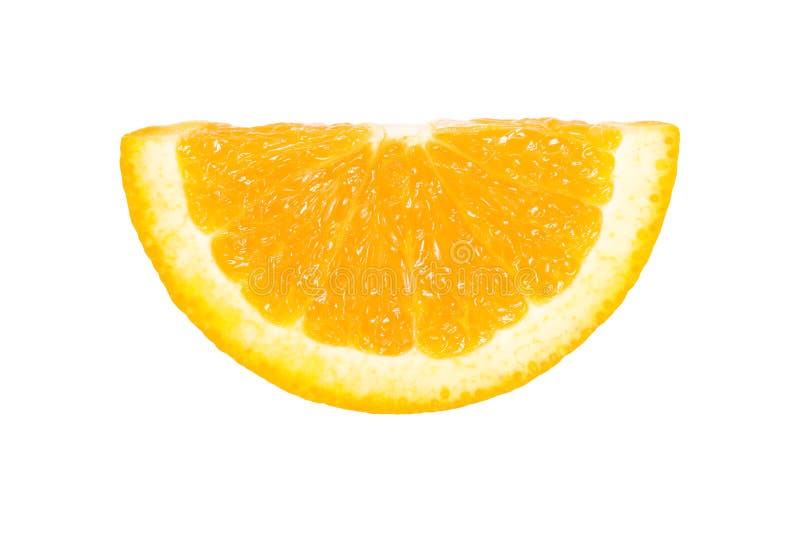 Half Sliced Orange Isolated on White Stock Photo - Image of juice, real ...