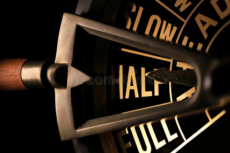Half speed ahead stock photo. Image of machine, ancient - 274645216