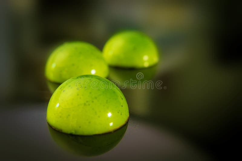 Half Sphere Bon Bons stock image. Image of reflection - 91295119