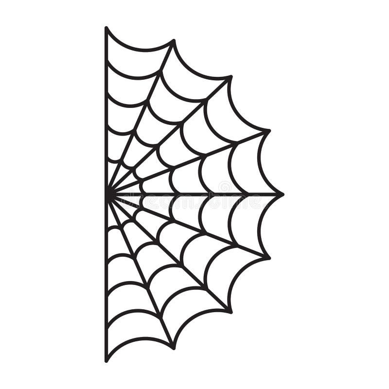 Spider Web/AI file stock vector. Illustration of black - 1217403