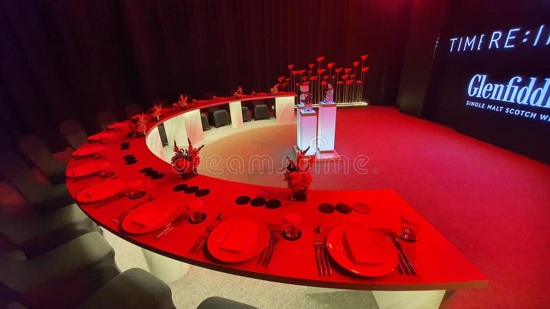 Half Square Table Fine Dining Editorial Photo - Image of person ...