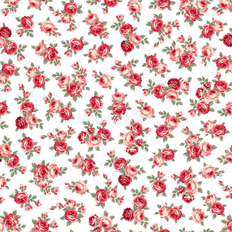 Cute Rose Pattern Perfect for Textile Patterns, Stock Vector ...
