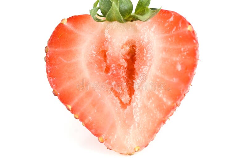 Half of Strawberry stock photo. Image of nature, refreshment - 15225844