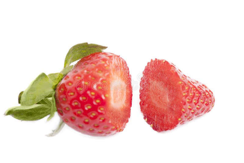 Half of strawberry. stock image. Image of slice, healthy - 22799587