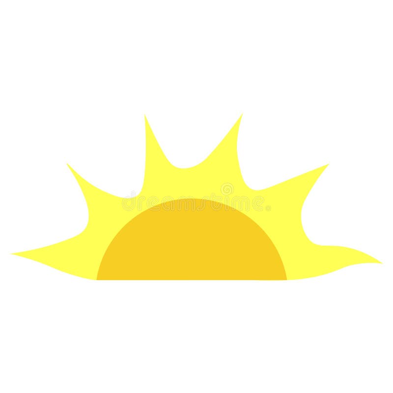 Half Sun Outline Stock Illustrations – 495 Half Sun Outline Stock ...