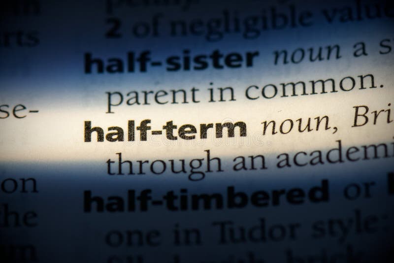 Half-term stock photo. Image of education, closeup, focus - 161577704