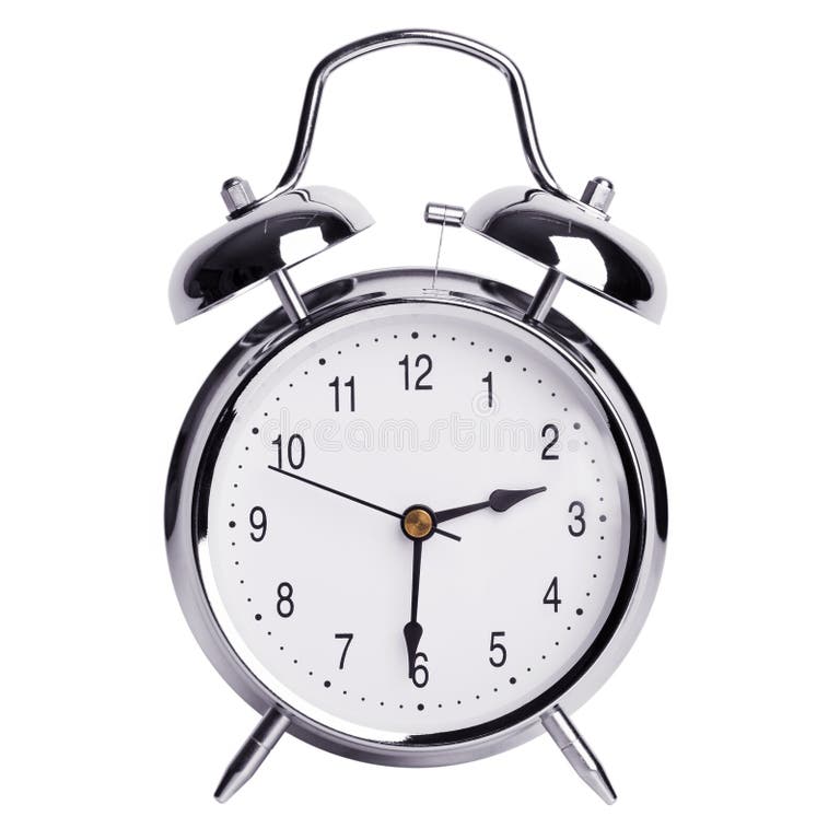 Half of the Third on a Alarm Clock Stock Image - Image of clockwork ...