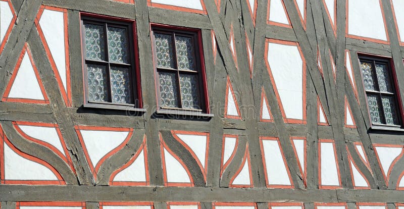 Half-timbered building stock image. Image of building - 38210799