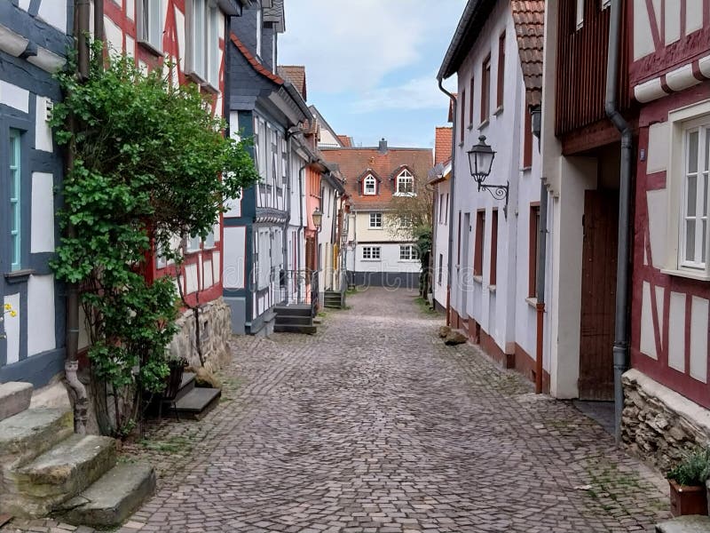 The Half-timbered Buildings of Idstein Editorial Image - Image of ...