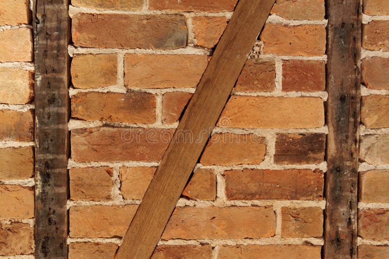 Half-timbered construction stock photo. Image of brick - 17986680