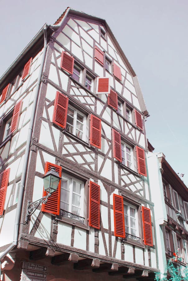 Half-timbered House. stock photo. Image of beautiful - 58988116