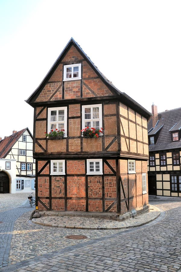 Half-timbered houses stock photo. Image of construction - 34046872