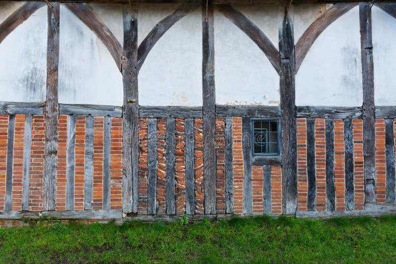 Half Timbering. Half-Timbered House Facade Stock Photo - Image of wood ...