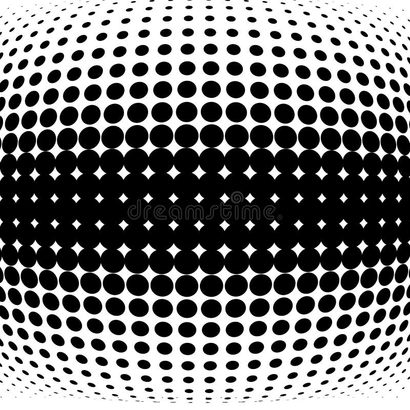 Half-tone Dots. Dotted, Circles Pattern. Sphere, Orb or Globe ...